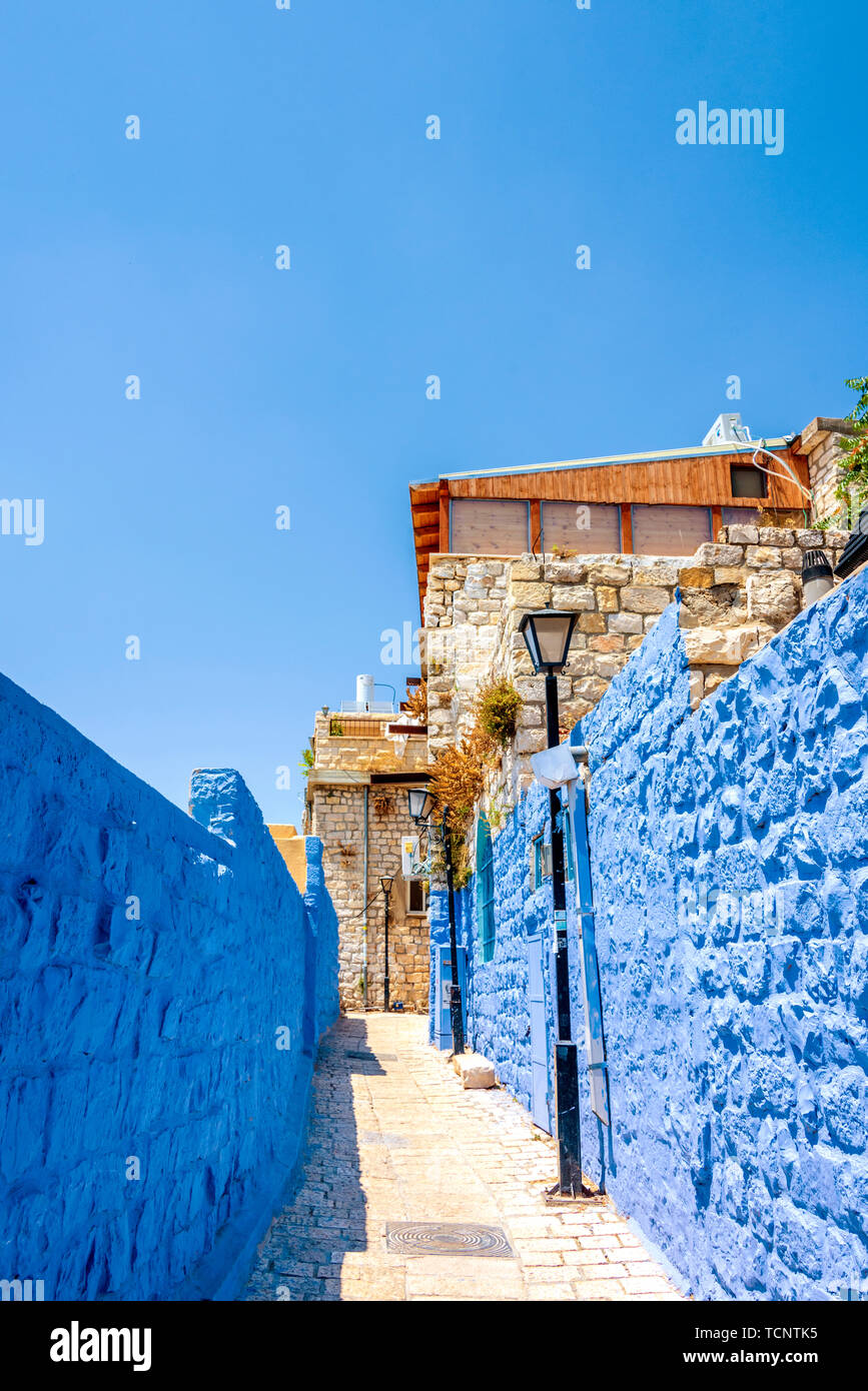 The small town of Zefat, Israel Stock Photo - Alamy