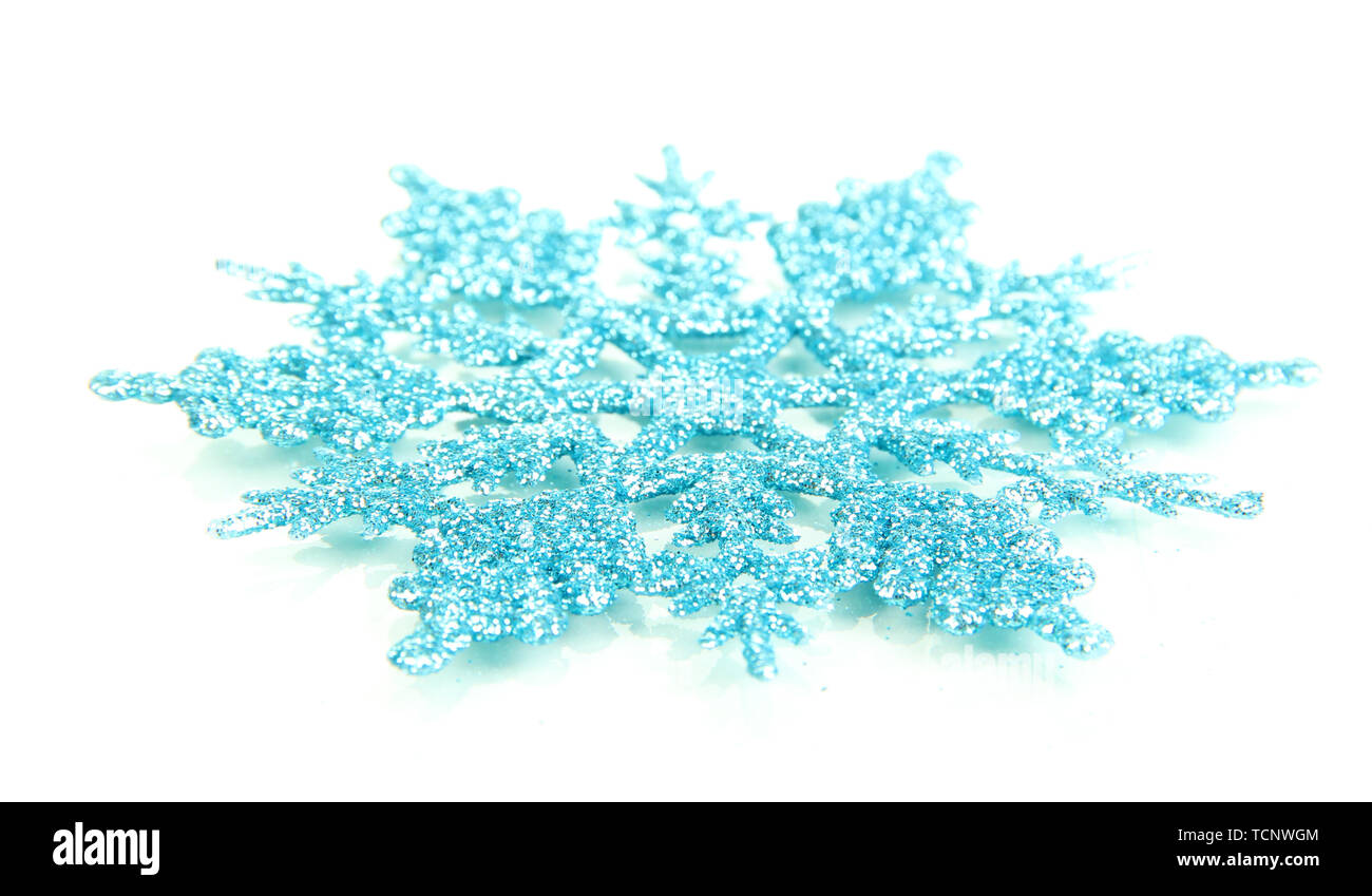 beautiful snowflake isolated on white Stock Photo - Alamy