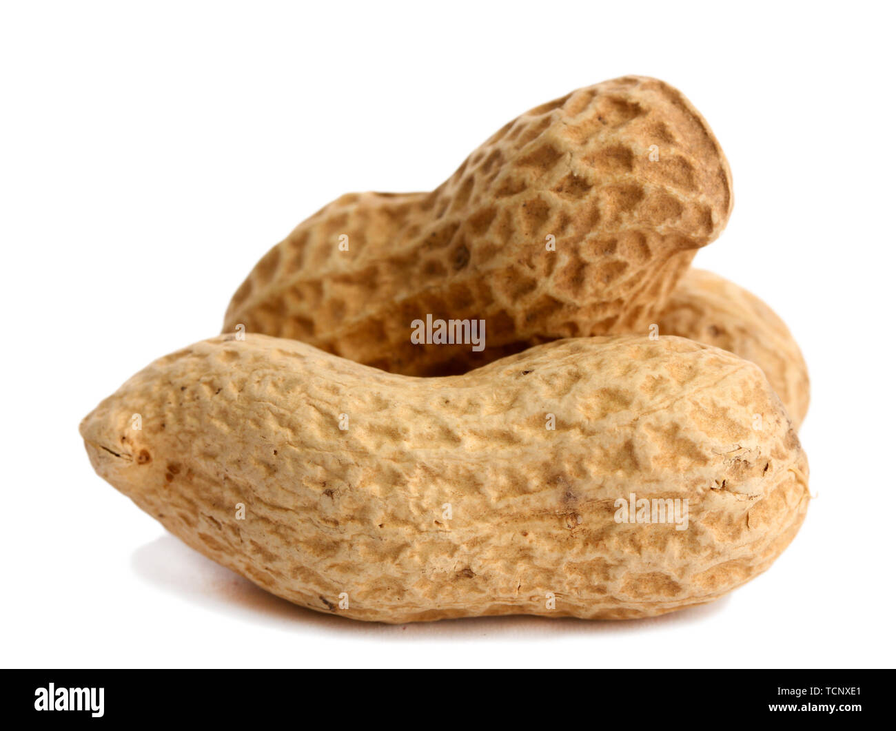 tasty peanuts, isolated on white Stock Photo - Alamy