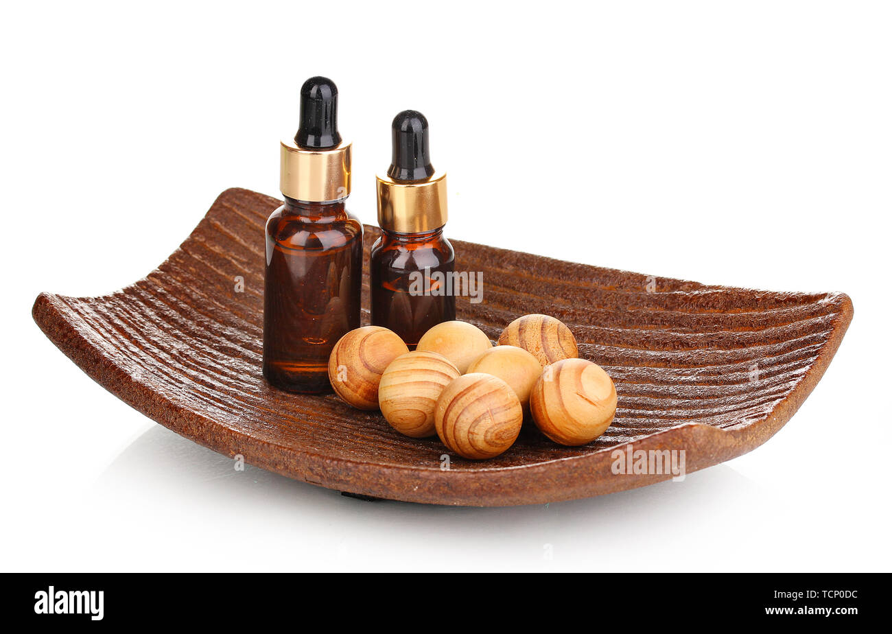 aromatherapy setting isolated on white Stock Photo - Alamy