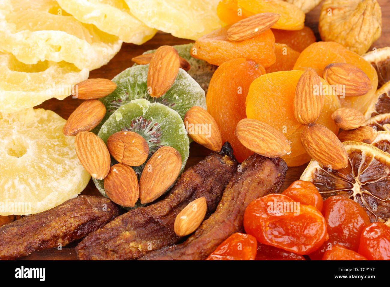 Dried fruits close-up Stock Photo - Alamy