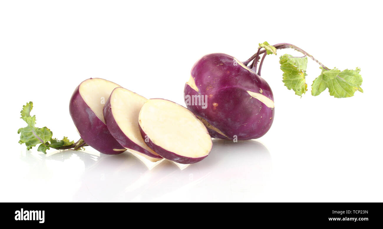 Fresh turnip isolated on white Stock Photo - Alamy