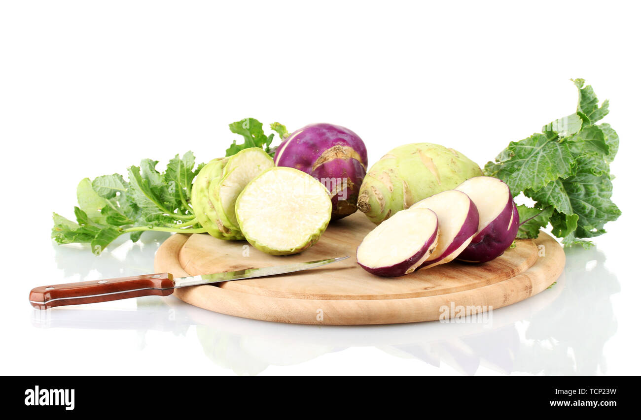 Fresh turnip isolated on white Stock Photo - Alamy