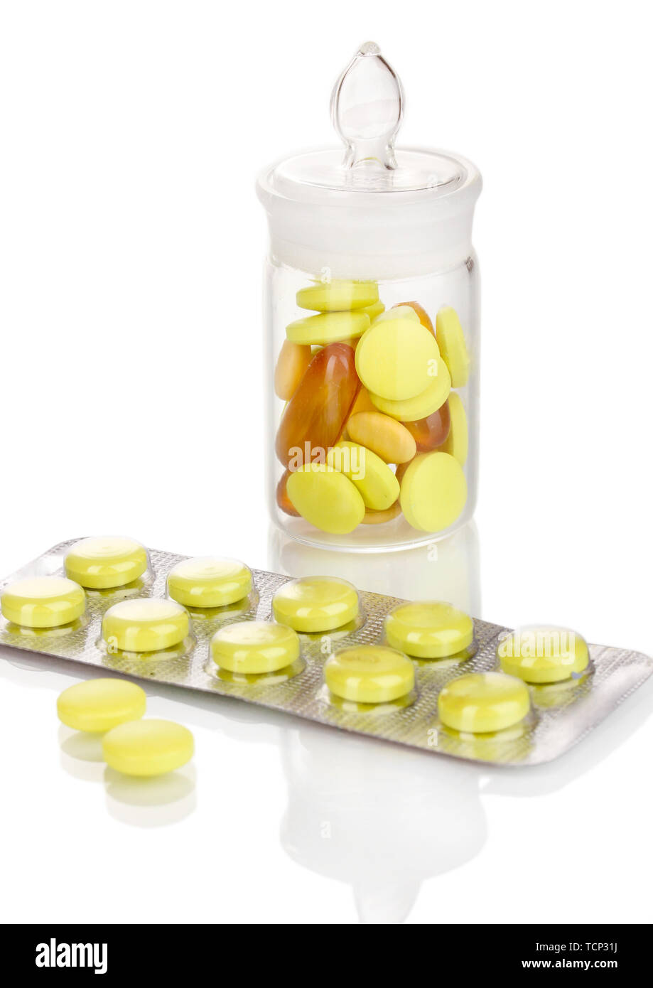 Receptacle of tablets hi-res stock photography and images - Alamy