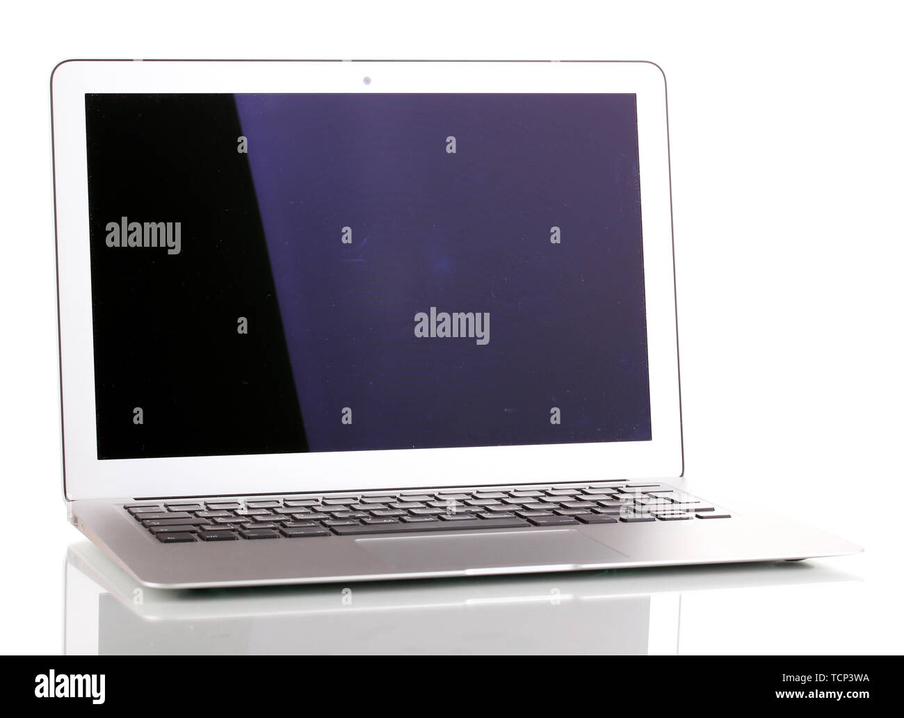 Silver notebook isolated on white Stock Photo - Alamy