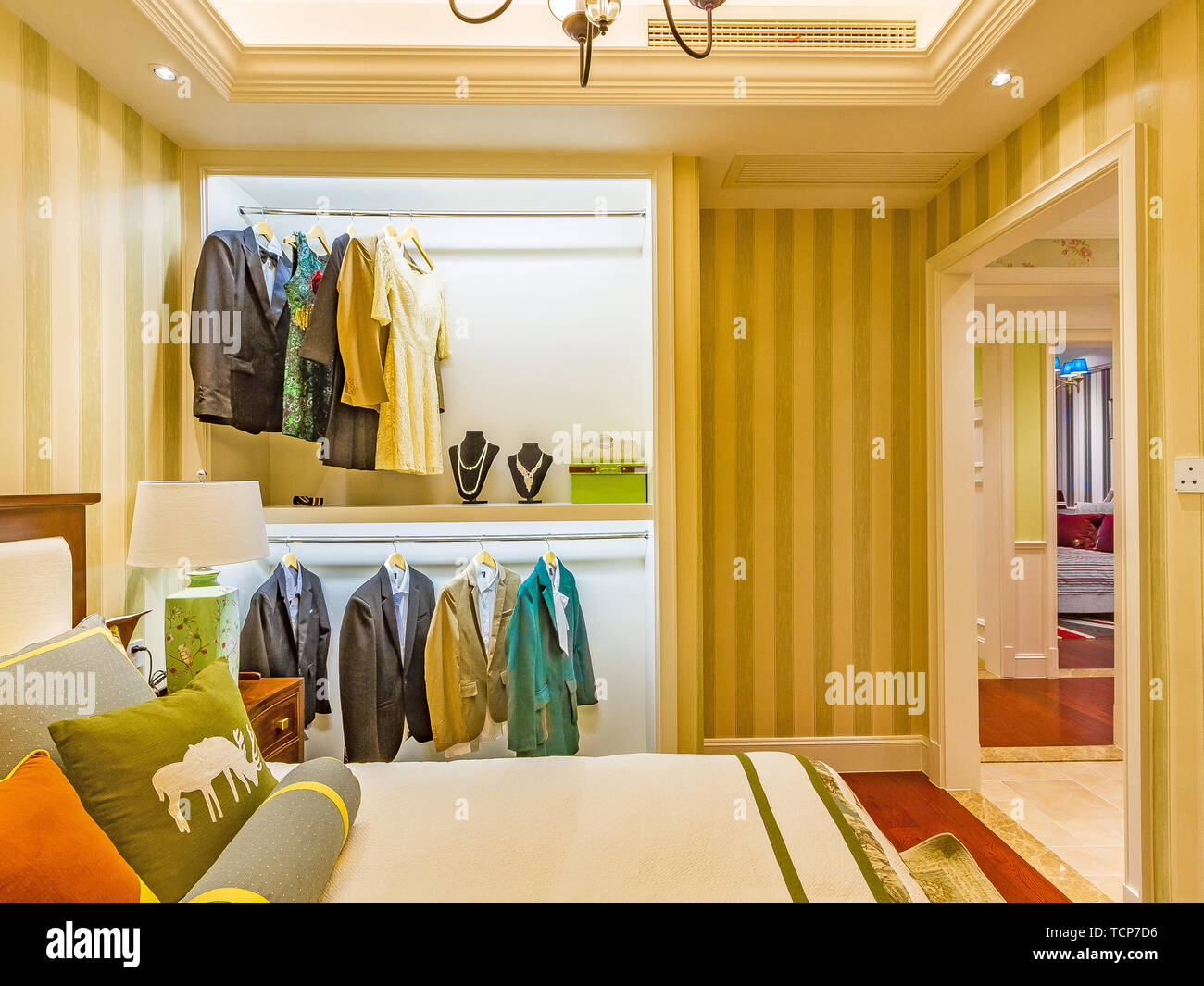 Bedroom, sleep, comfortable and comfortable rest environment, different ...