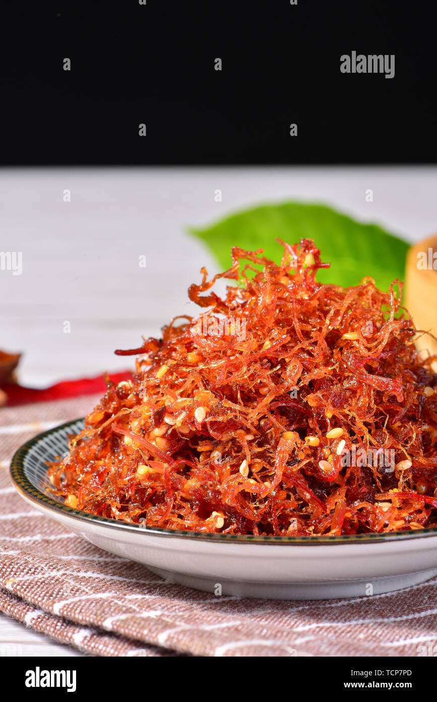 Spicy spiced lantern, shredded beef Stock Photo - Alamy