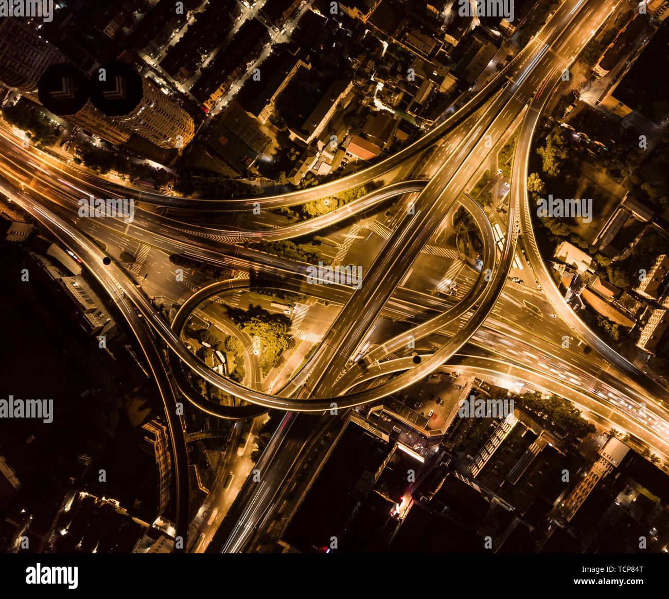 The glorious night scene of the magical capital Stock Photo - Alamy