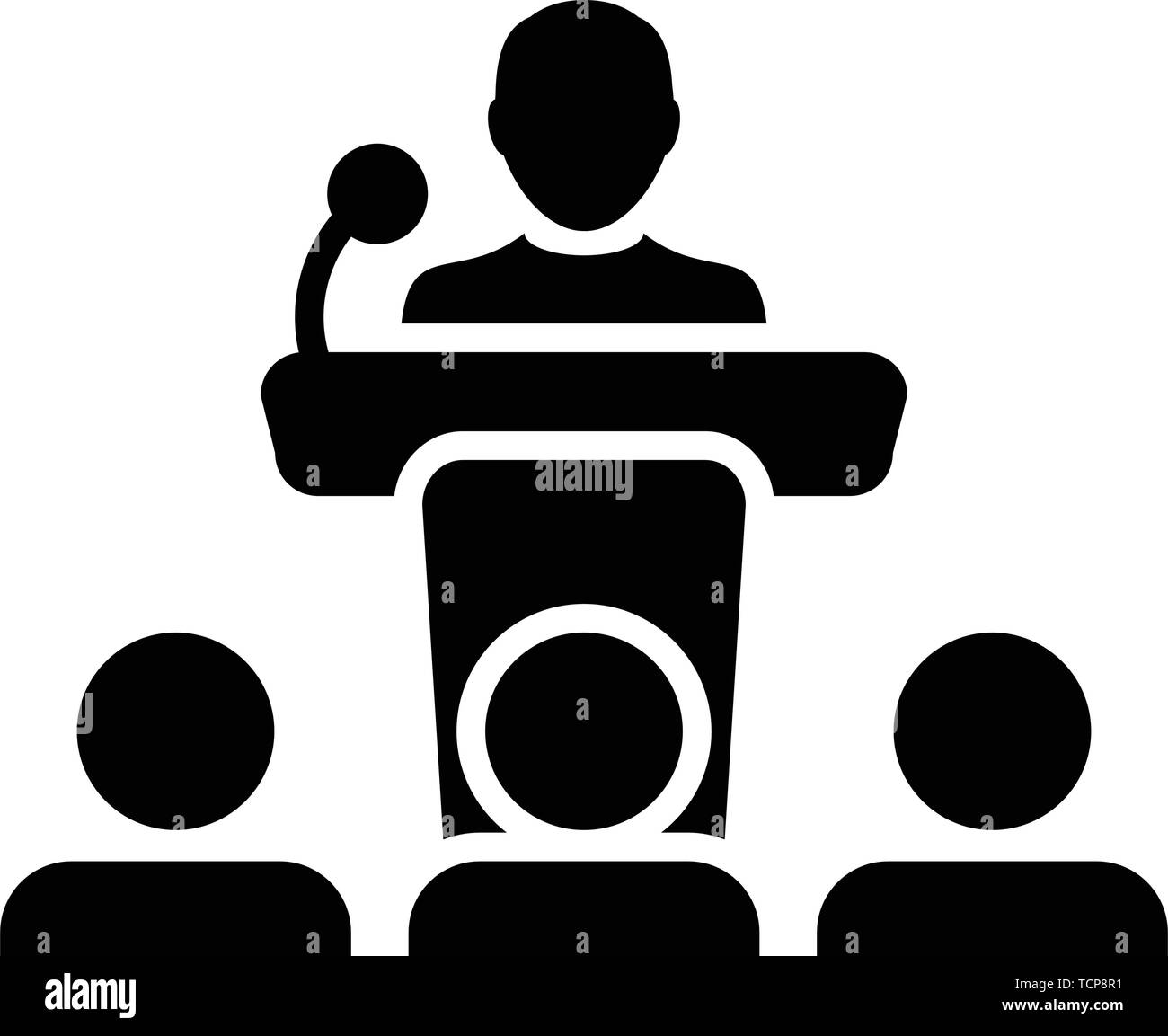 Podium Speaker Icon