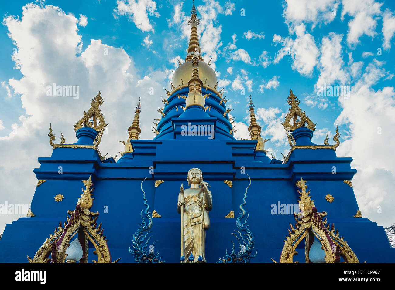 Chiang Rai Blue Temple, Thailand Stock Photo - Alamy