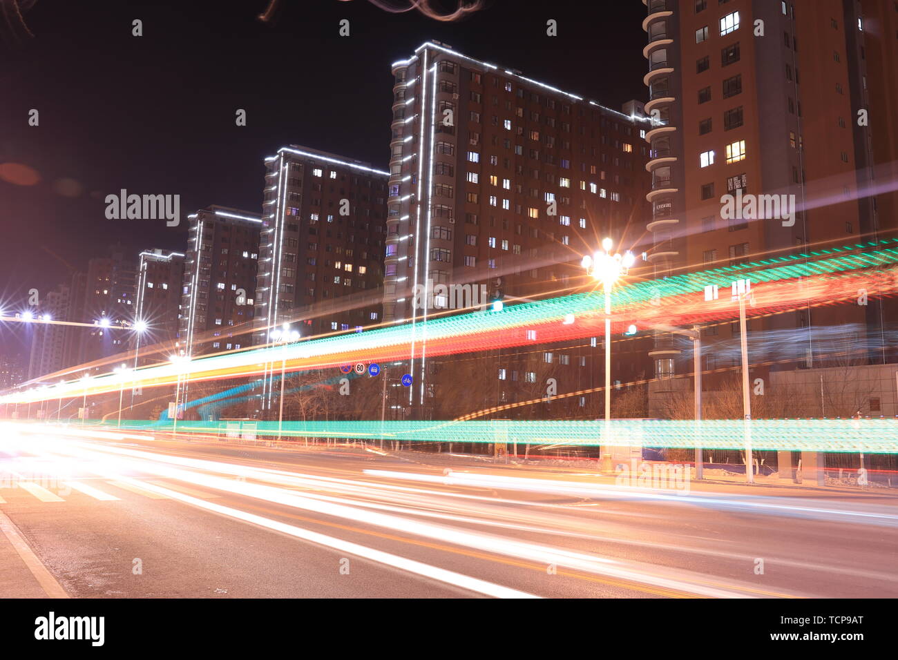 Night view of Dawa Stock Photo - Alamy