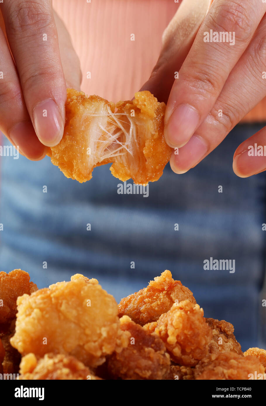 Fried chicken rice flower hi-res stock photography and images - Alamy