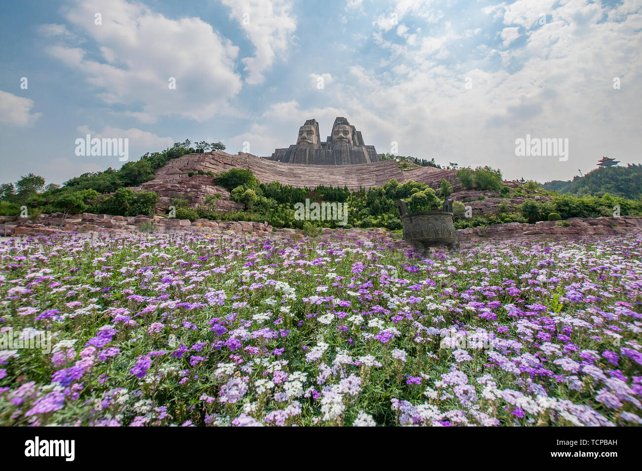 Statue of the Yellow River Scenic Area of Zhengzhou Stock Photo - Alamy