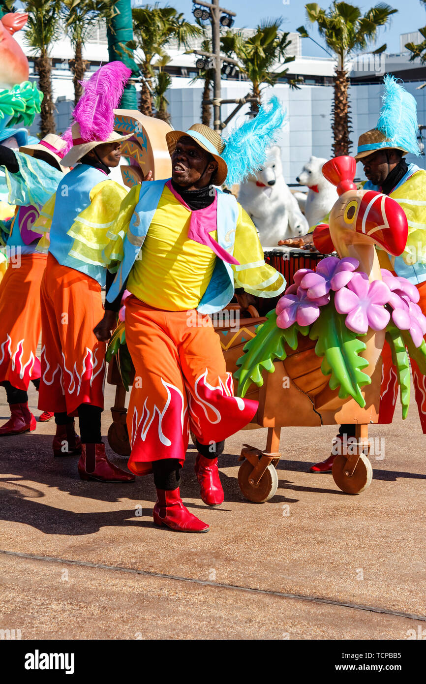 Shanghai Haichang Ocean Park float parade Stock Photo - Alamy