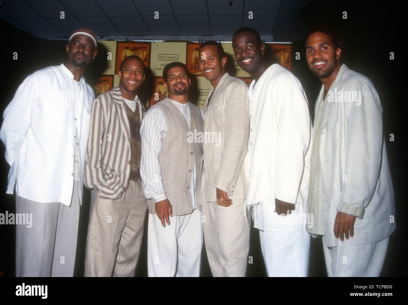 Los Angeles, California, USA 26th June 1994 (L-R) Singers Claude ...