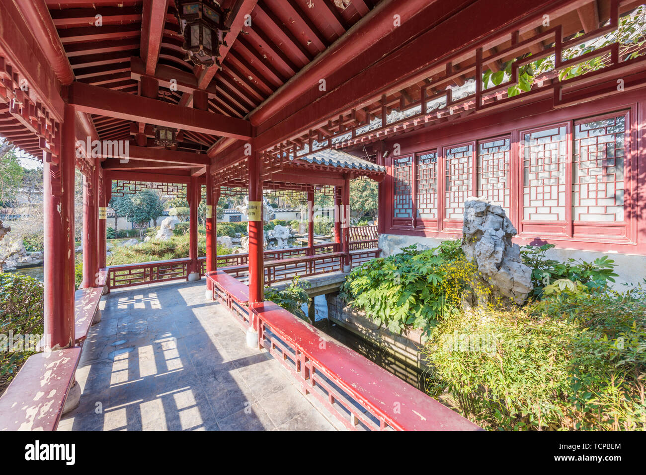Classical Garden Architecture of Mengxi Garden, Zijingshan Park ...