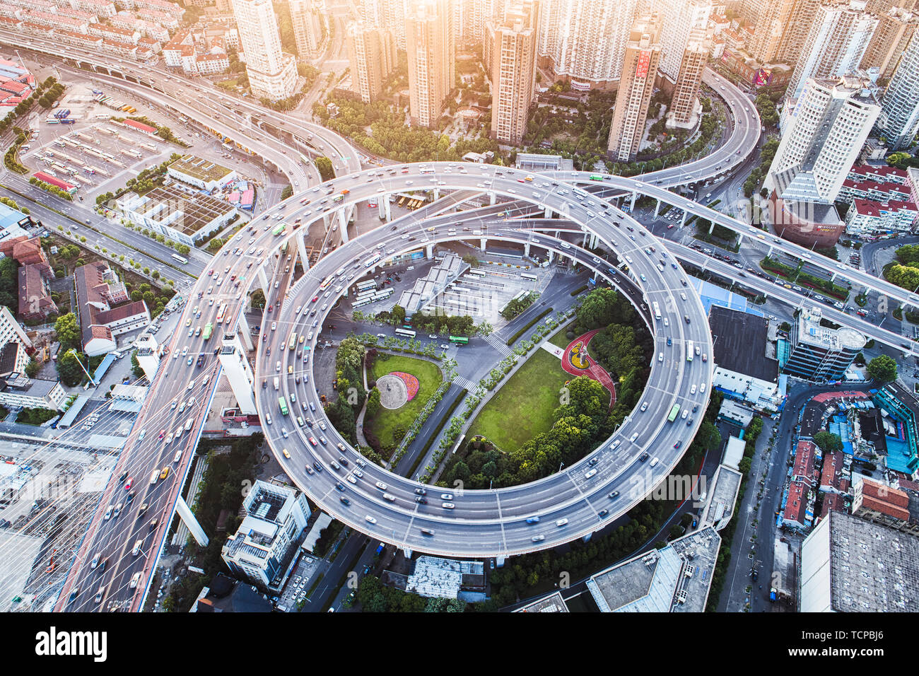 Shanghai aerial map hi-res stock photography and images - Alamy