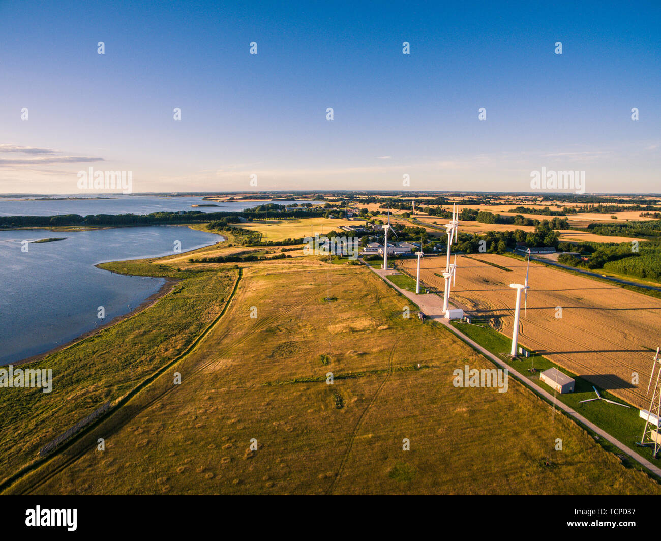 Danish pastoral scenery Stock Photo - Alamy
