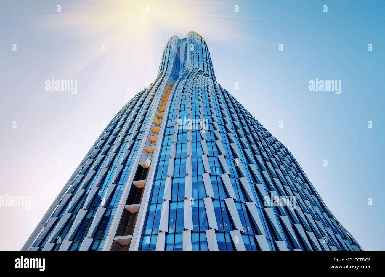 Modern landmark buildings in Hangzhou Stock Photo - Alamy