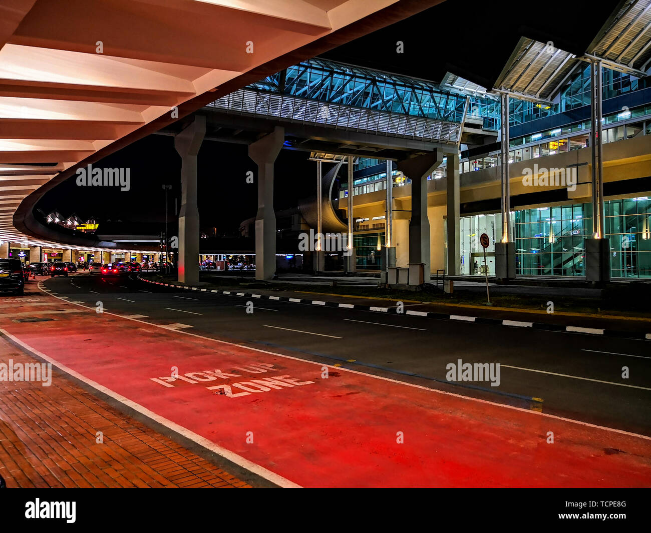 Night view of Jakarta Terminal Stock Photo - Alamy