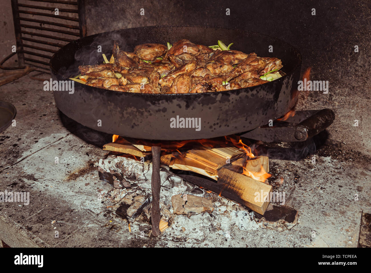 food to the plow disk typical of Argentine gastronomy Stock Photo - Alamy