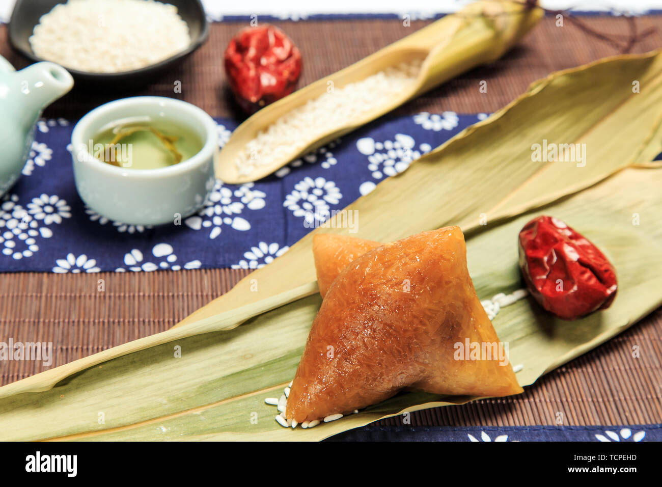 Traditional Chinese snacks - Zongzi Stock Photo - Alamy