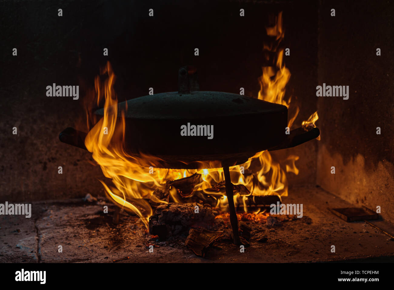 food to the plow disk typical of Argentine gastronomy Stock Photo - Alamy