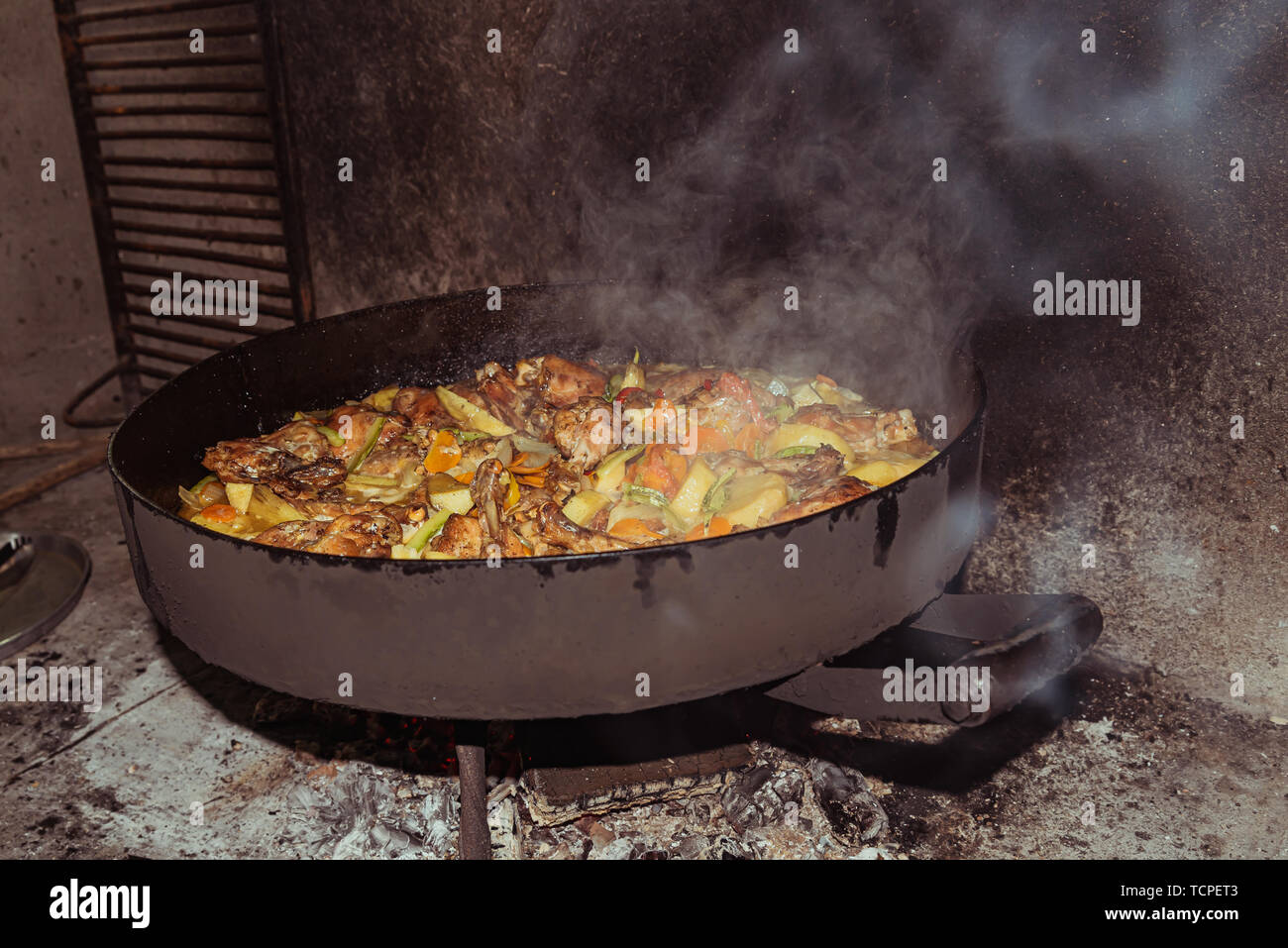 food to the plow disk typical of Argentine gastronomy Stock Photo - Alamy