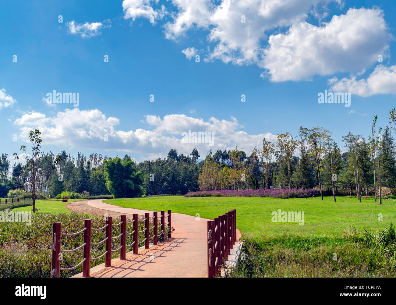 Scenery of Fuxian Lake Stock Photo - Alamy