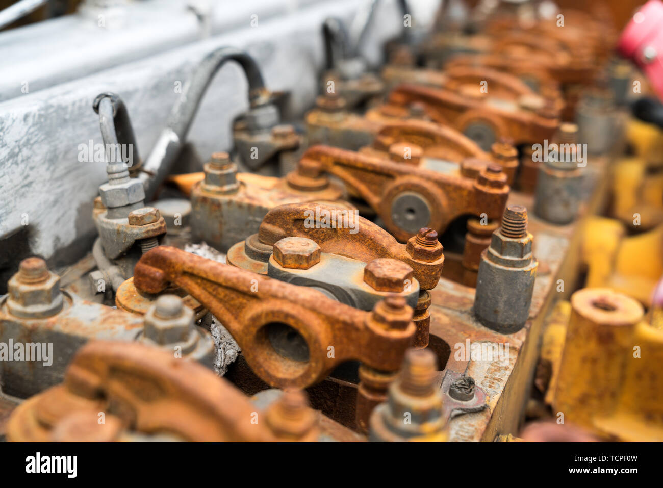 Rusty metal parts Stock Photo - Alamy