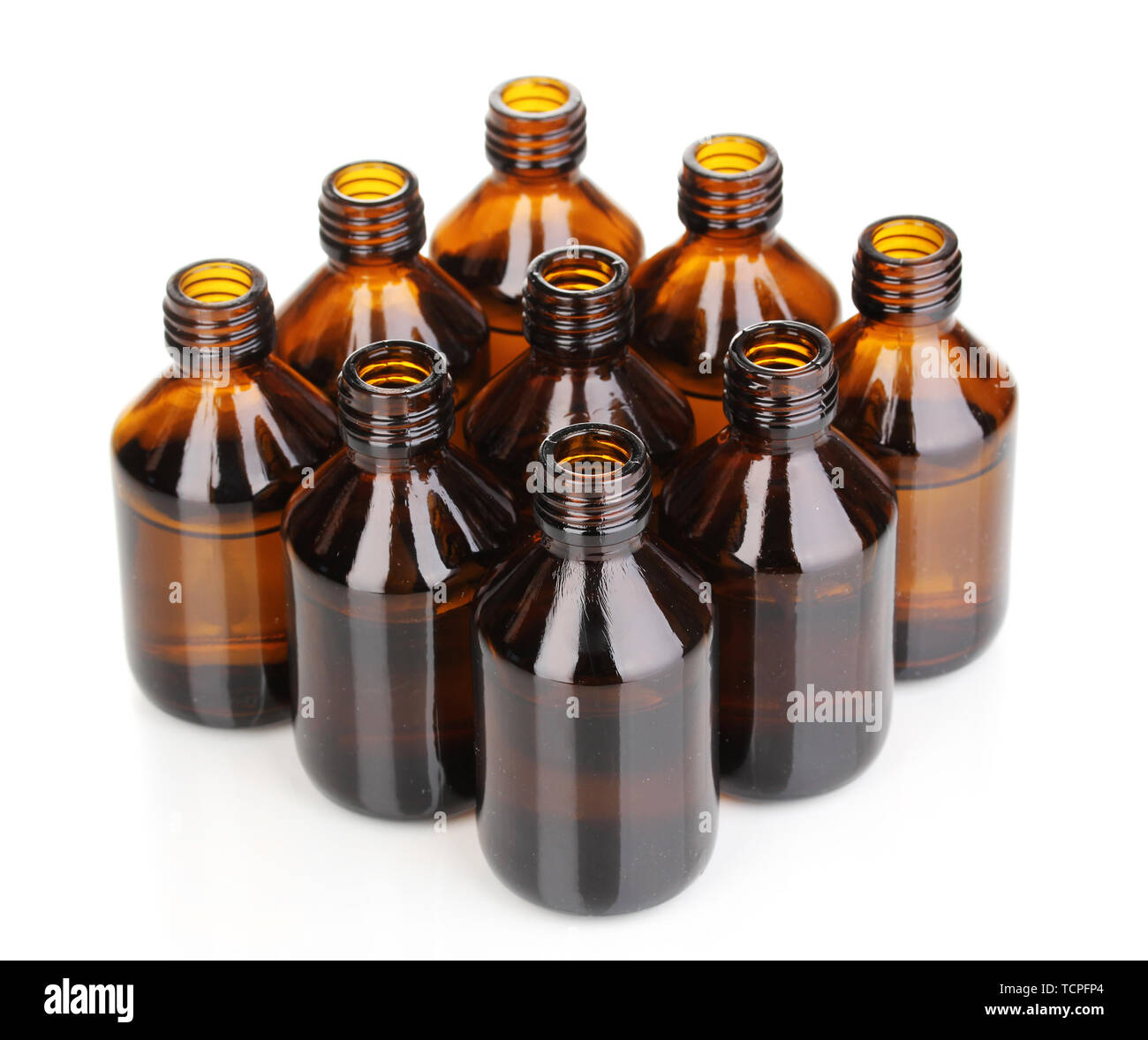 Bottles in laboratory Cut Out Stock Images & Pictures - Alamy