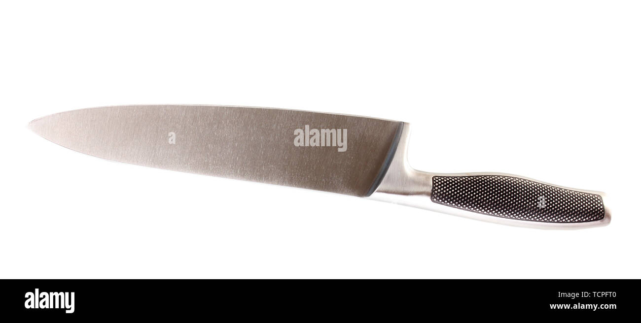 Chef knife isolated on white Stock Photo - Alamy