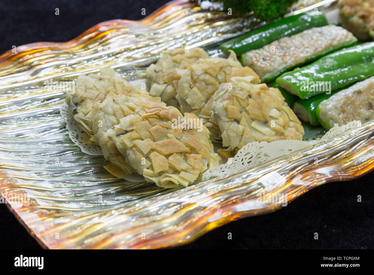 Fried three treasures hi-res stock photography and images - Alamy