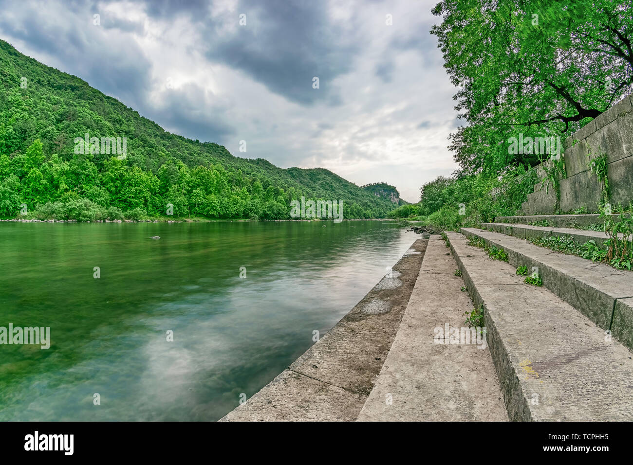 Landscape of Dinghu Peak in Jinyun Xiandu Scenic Area, Lishui, Zhejiang ...