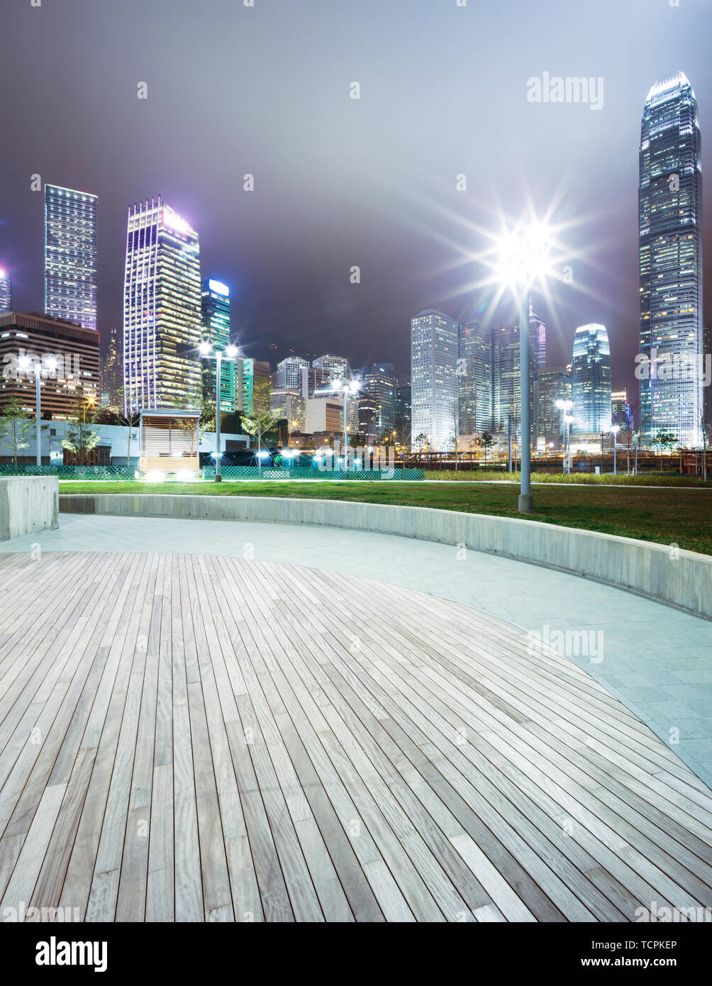 square with night modern building background Stock Photo - Alamy
