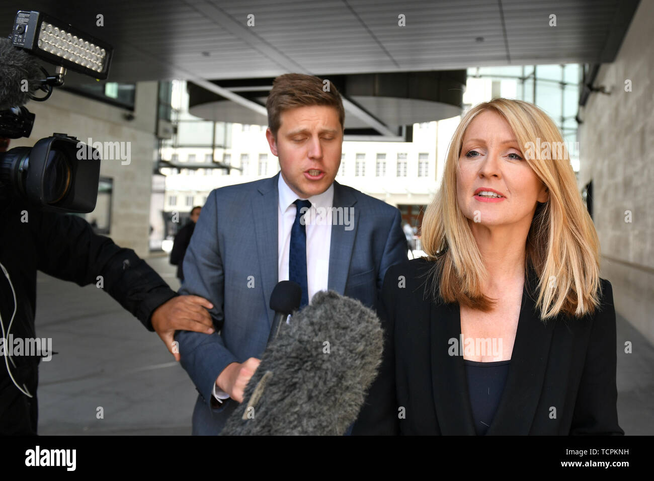 Conservative leadership hopeful Esther McVey leaving BBC Broadcasting ...