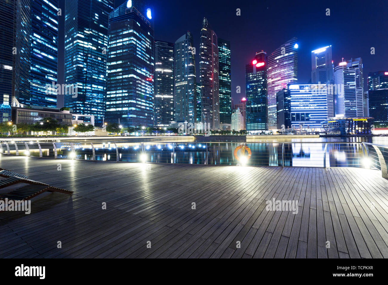 Night view of the city Stock Photo - Alamy