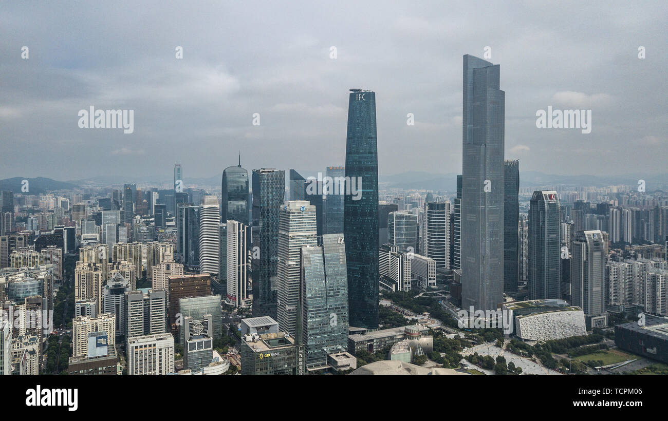 Guangzhou Landmarks, Double Towers, Guangzhou International Financial ...