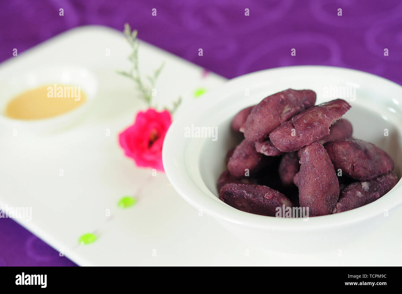 Mini purple potato Stock Photo - Alamy