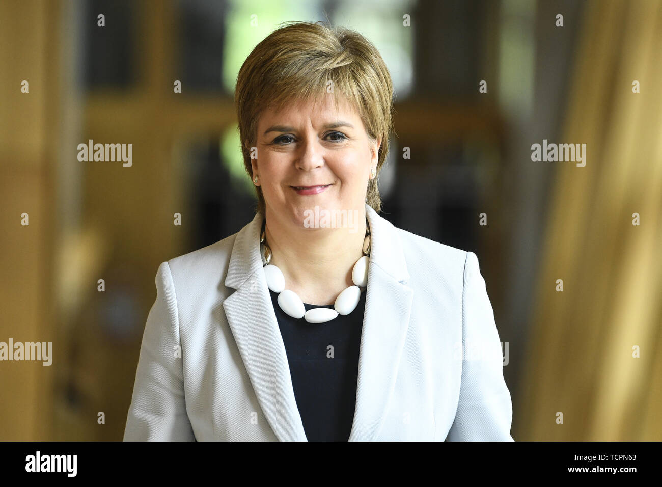 Scottish politicians attends the weekly First Minister's Question's at ...