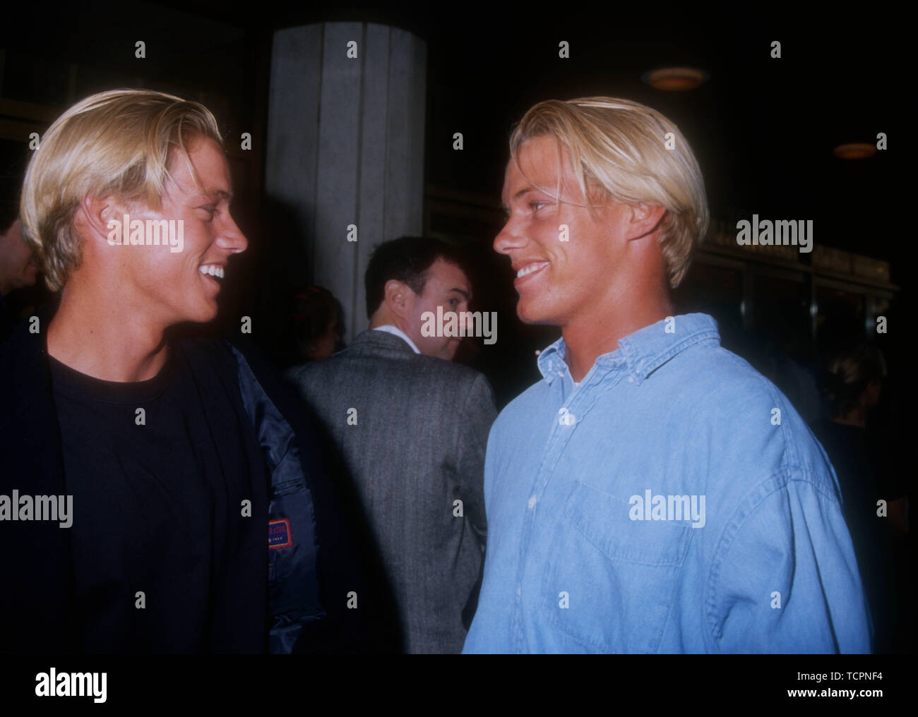 Westwood, California, USA 28th June 1994 Models/brothers Keith Brewer ...