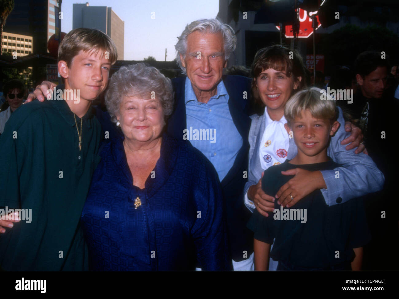 Westwood, California, USA 28th June 1994 Dorothy Bridges, actor Lloyd Bridges, Wendy Bridges ...