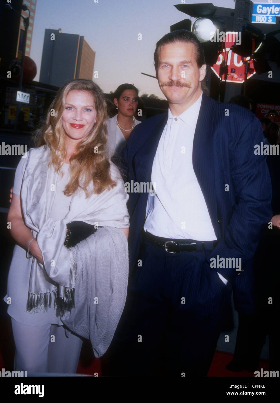 Westwood, California, USA 28th June 1994 Actor Jeff Bridges and wife Susan Geston attend the ...