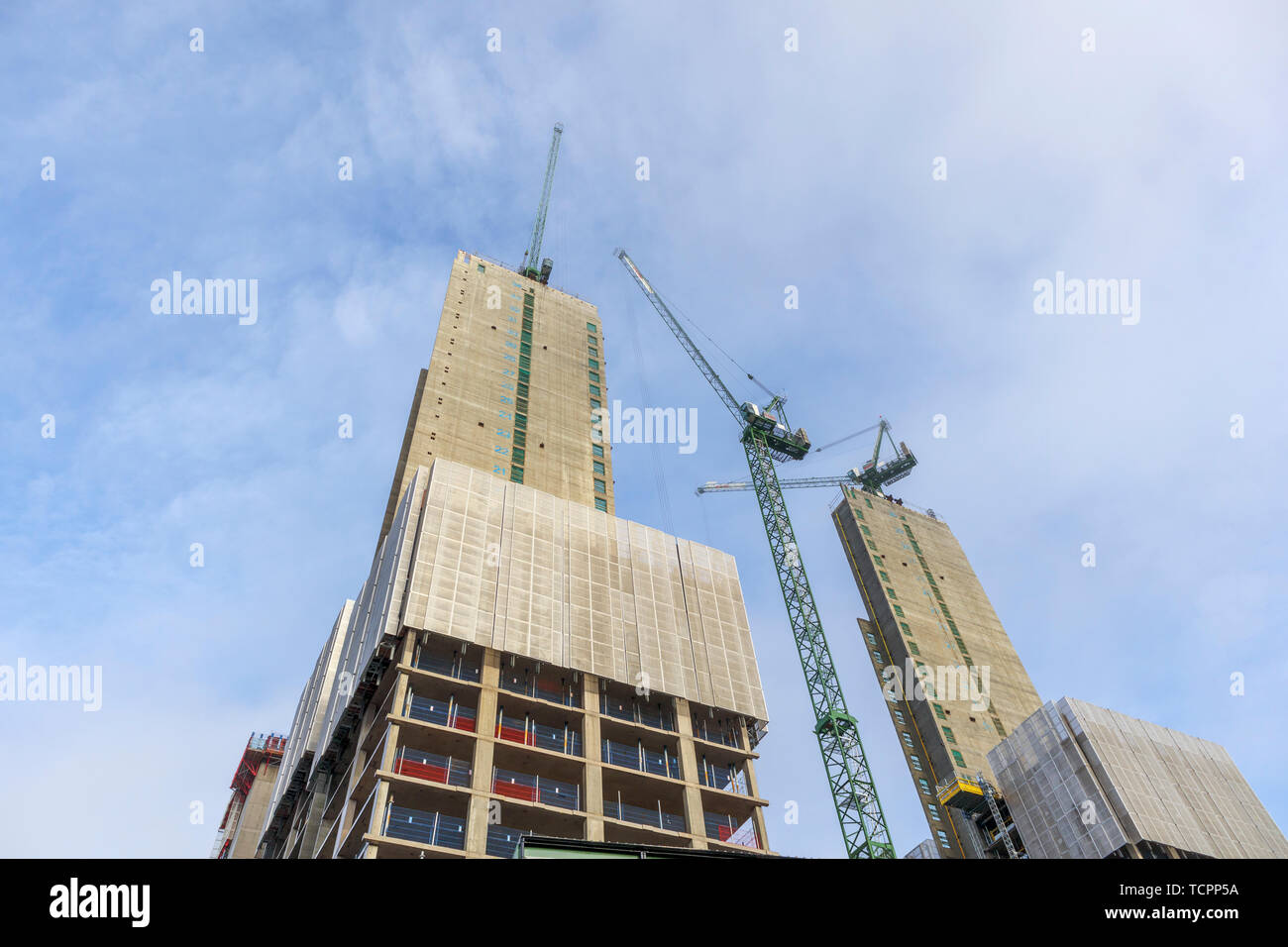 Cores of the new high rise mixed use Victoria Square retail commercial ...
