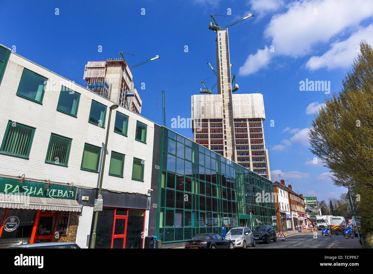 Cores of the new high rise mixed use Victoria Square retail commercial ...