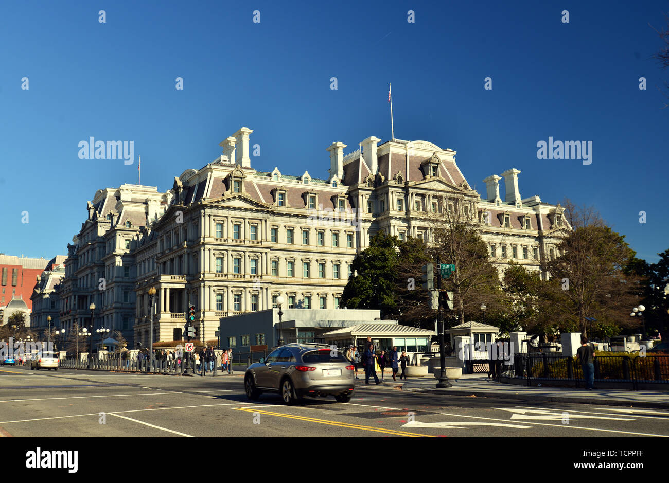 American urban street architecture Stock Photo - Alamy