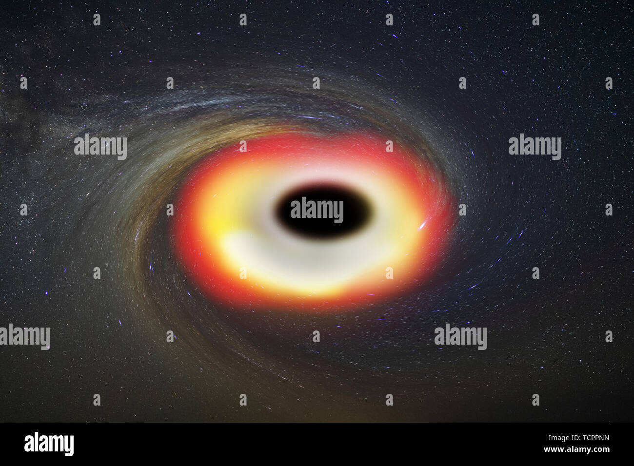 The true face of the cosmic black hole, the background material of ...