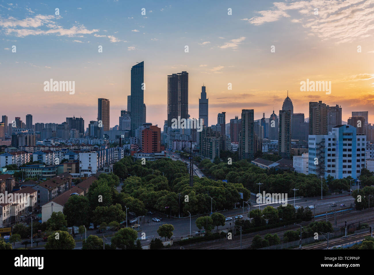 Beautiful scenery of Wuxi city Stock Photo - Alamy