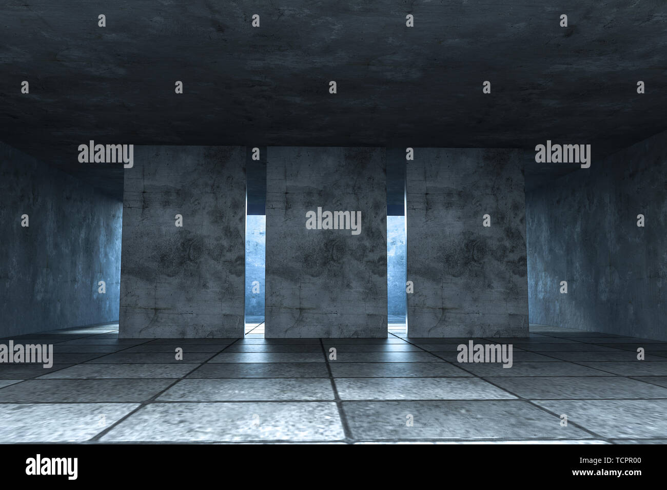 Three-dimensional rendering, ancient and mysterious underground room at ...