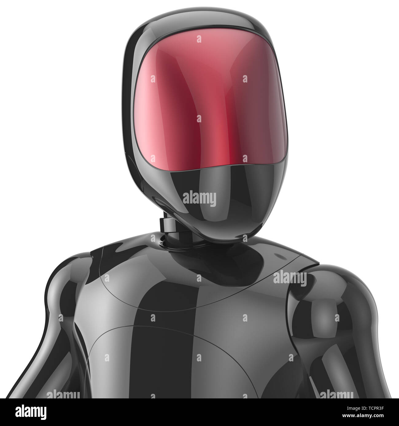 Bot robot cyborg android futuristic character artificial concept black ...